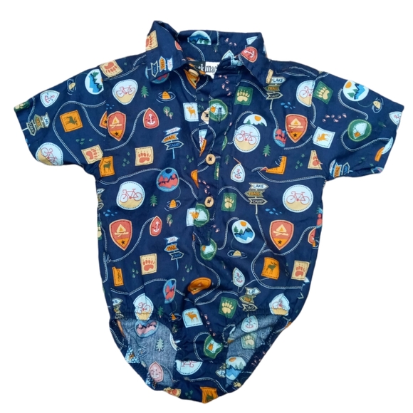 Mick Mack LTD | One Pieces | 69m Mick Mack Allover Camp Print Onesie In ...